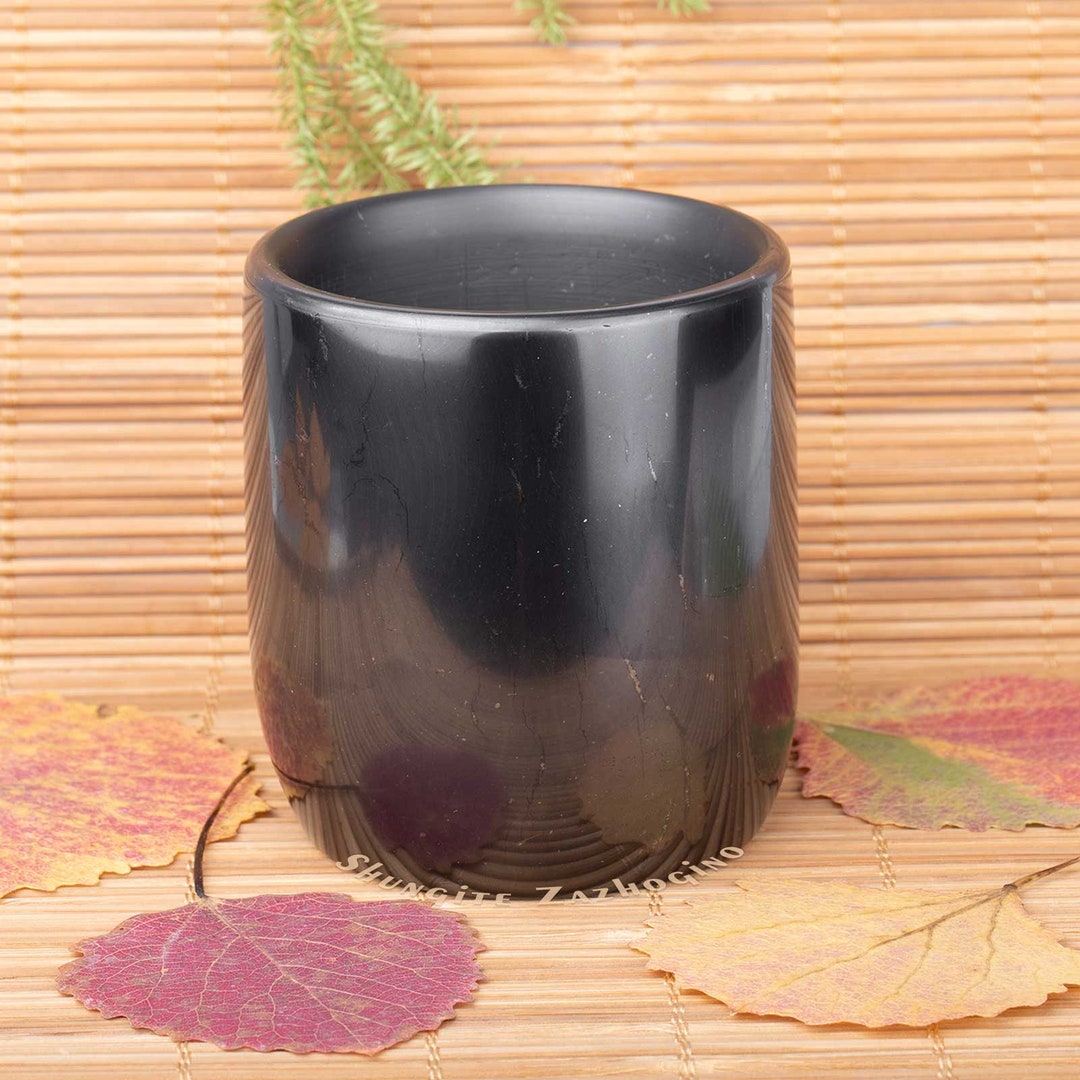 Highest Quality Big Shungite Cup for Water Carved From a - Etsy