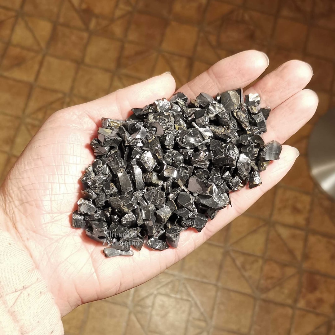 Elite Noble Shungite Stone Water | Fullerene C60 | - 3.5 OZ - Raw Elite ...
