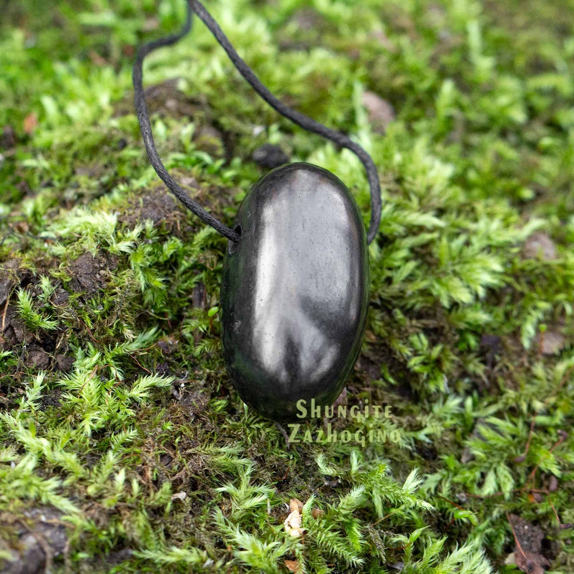 Real Shungite Pendant of Natural Rare Stone This is NOT - Etsy UK