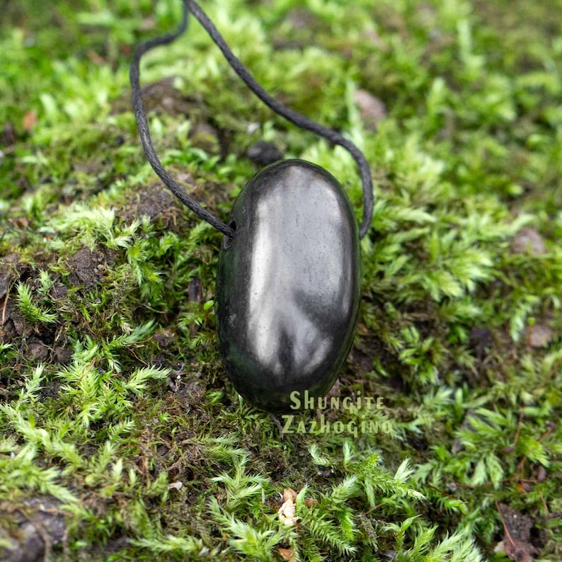 Real Shungite - Pendant Made of Natural Black Rare Stone | This is NOT ...