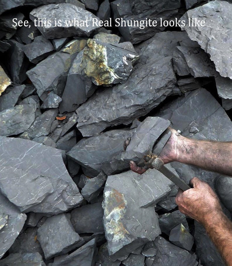 Big Shungite Sphere on the Shungite Stand | Mirrored Surface | Russian ...