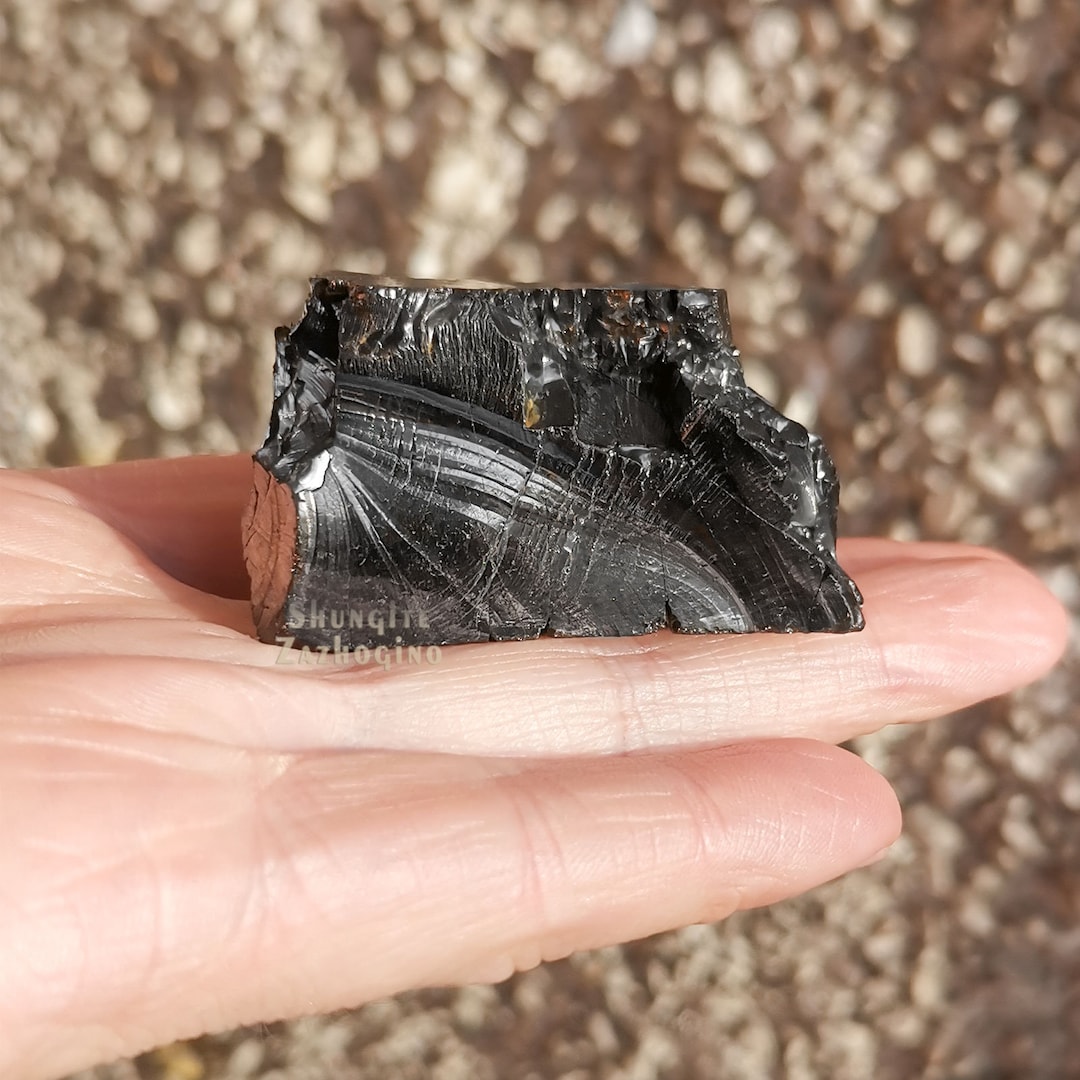 Authentic Elite Shungite Raw Stone From Karelia, Russia | Natural ...