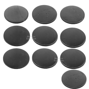 Shungite Set EMF Protection Plates - Stickers - Protector Shields for ...