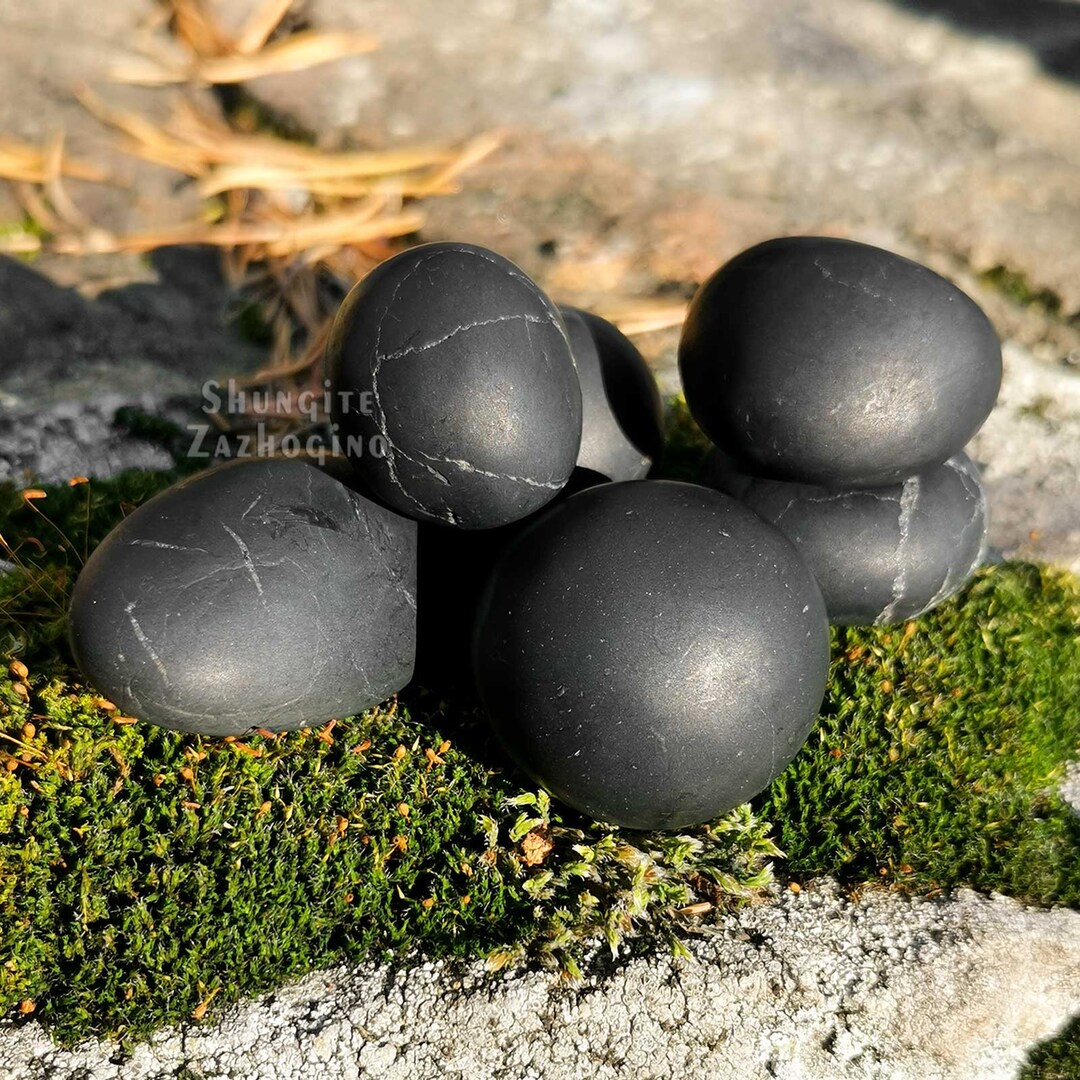 Raw Shungite Stones | Shungite EMF Protection | Shungite Pebble ...