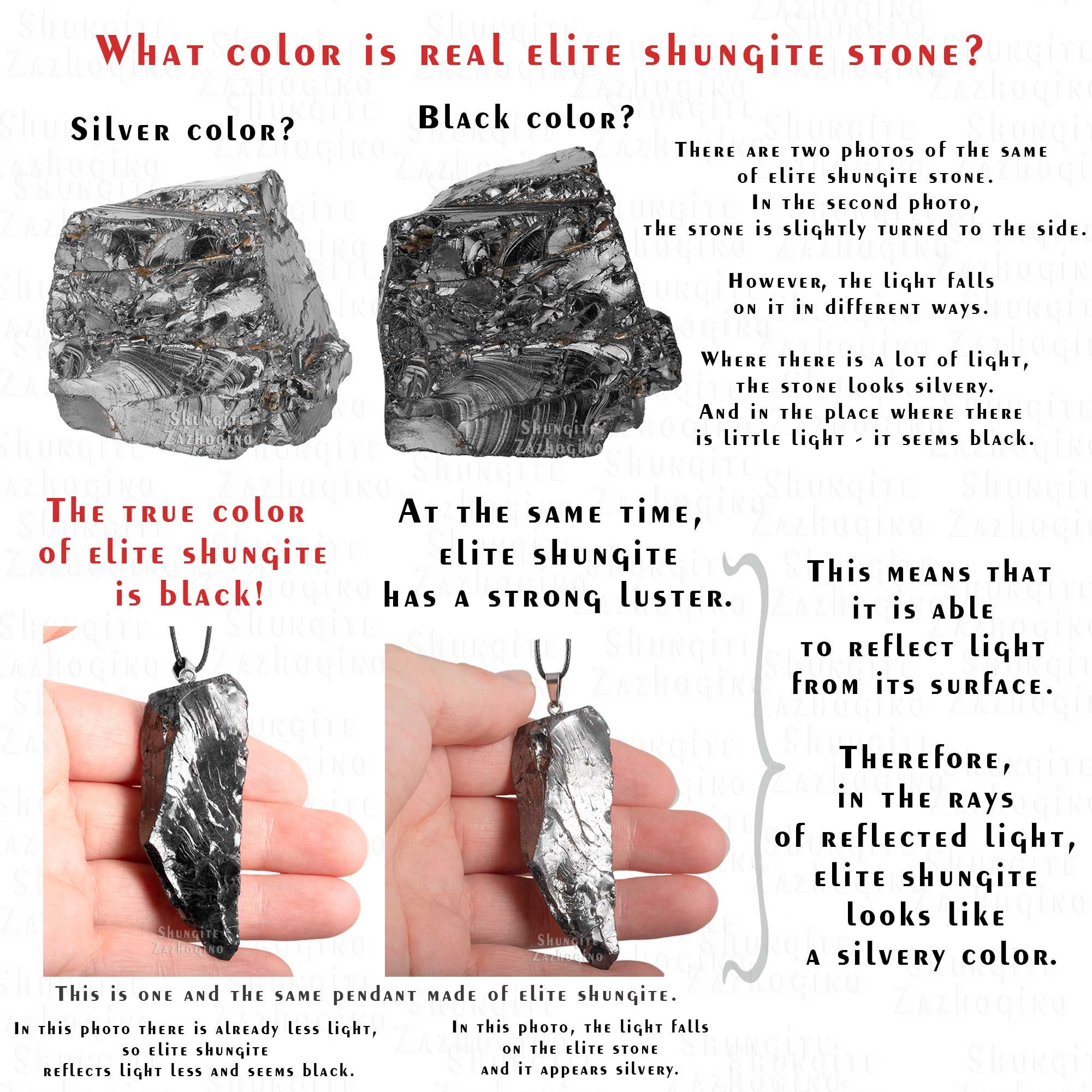 Big Size Elite Shungite Stones | 98% Carbon | 3-4 Pc | Fullerene C60 ...