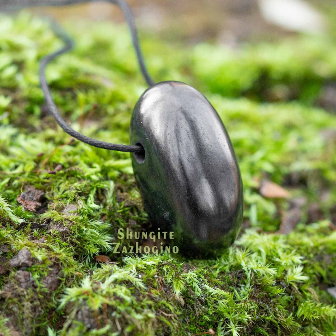 Real Shungite - Pendant Made of Natural Black Rare Stone | This is NOT ...