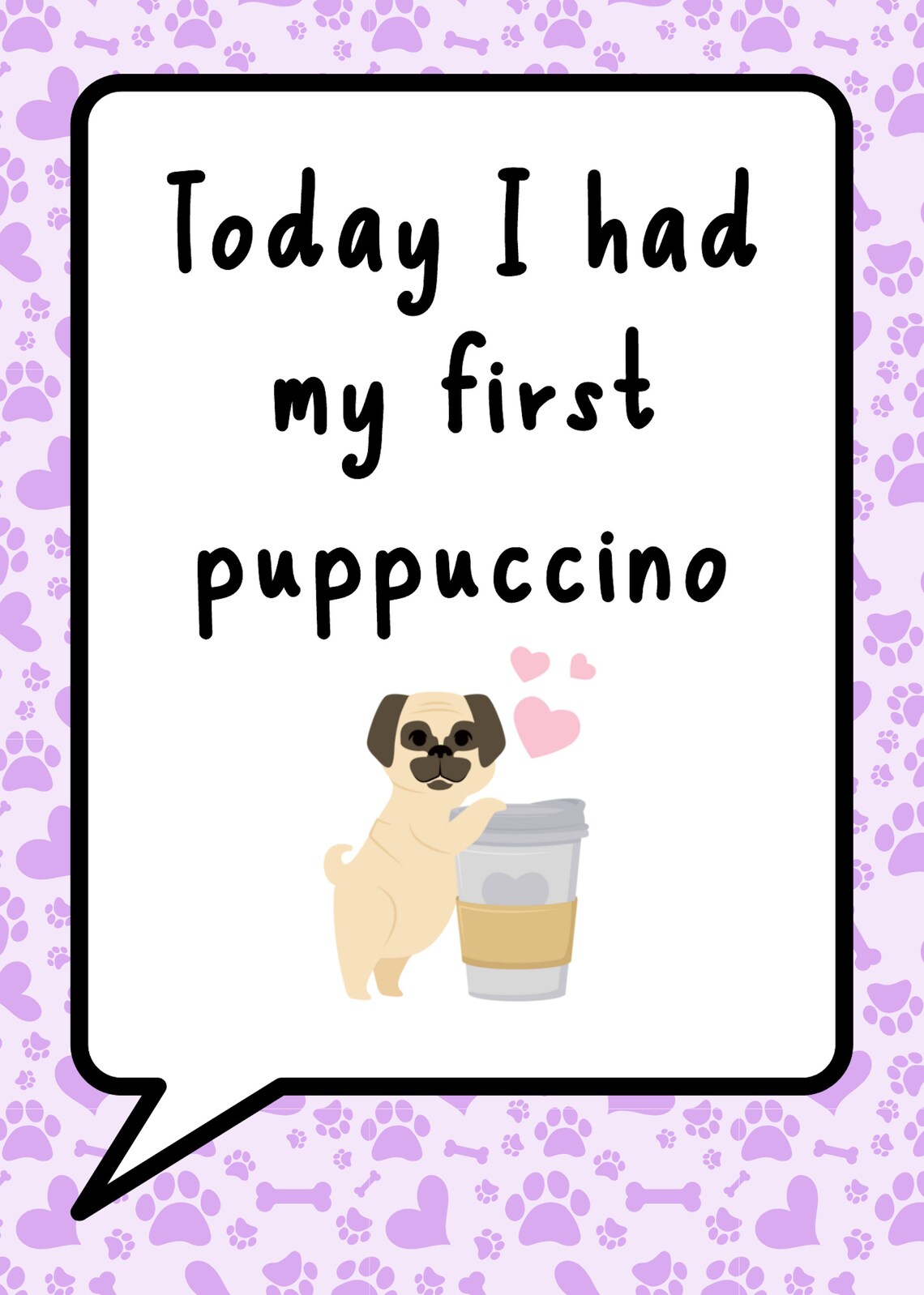 New Puppy Cute Milestone Cards, Dog Milestone Cards DIGITAL DOWNLOAD ...