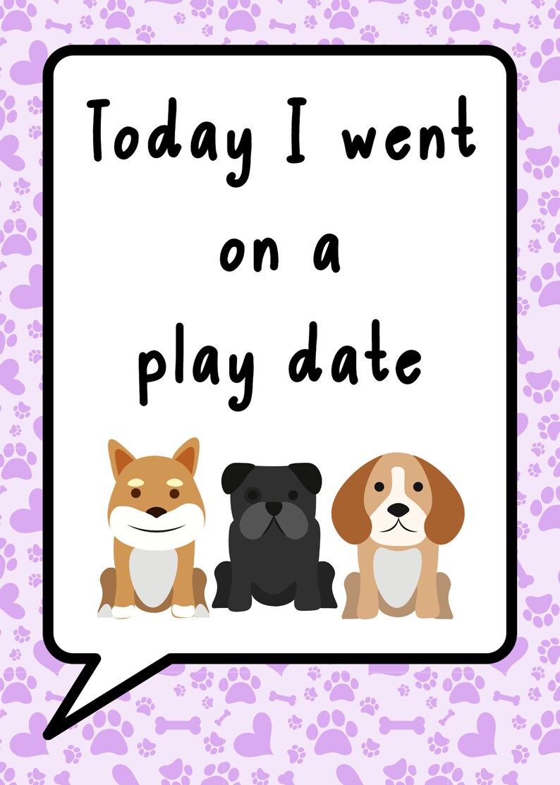 New Puppy Cute Milestone Cards, Dog Milestone Cards DIGITAL DOWNLOAD ...