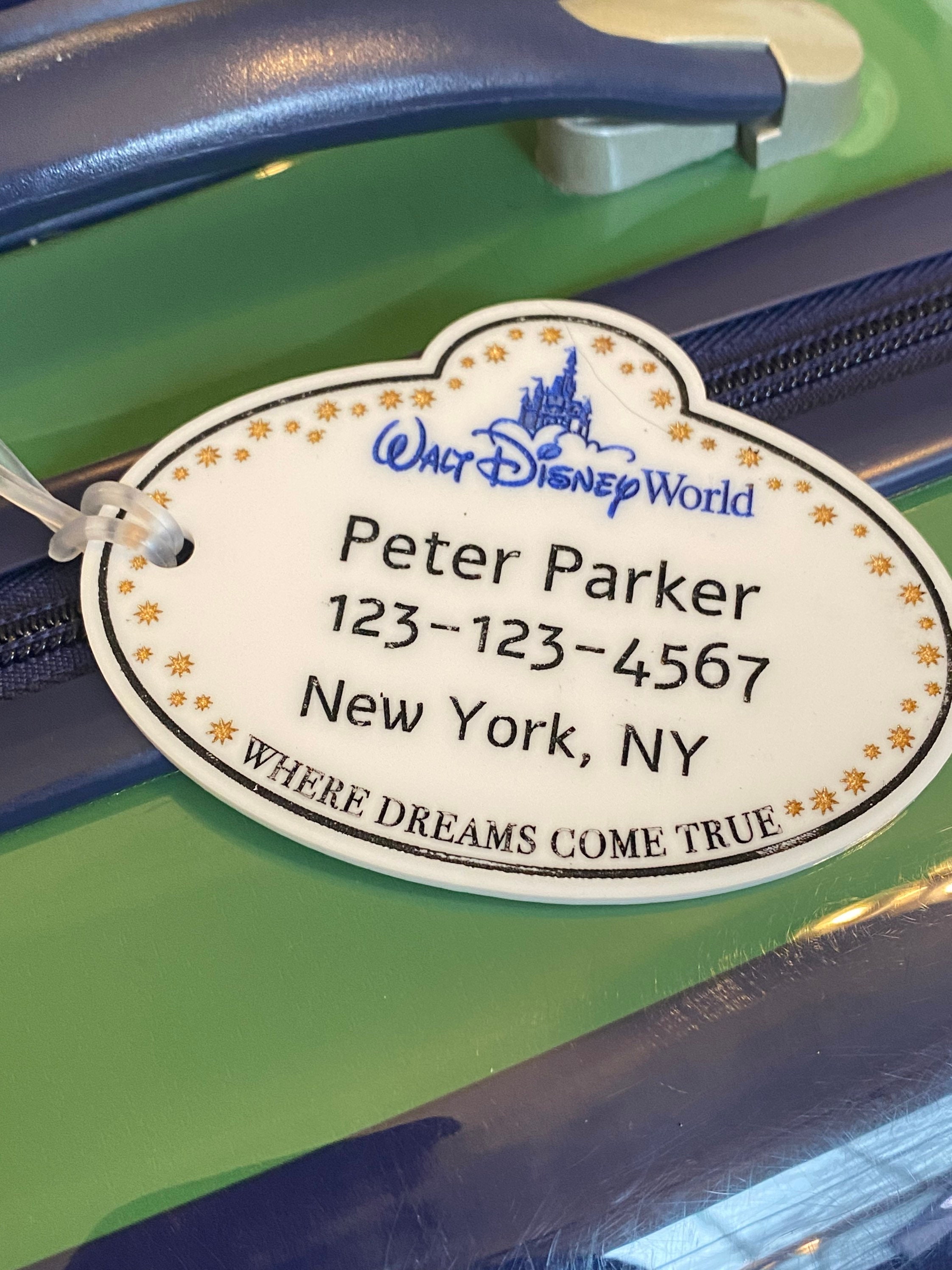 Disney Cast Member Inspired Luggage Tag L Disney Luggage Tag L Disney ...