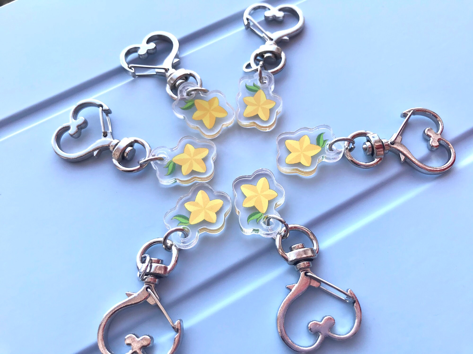 Kingdom Key Wooden Keychain KH Keychain Paopu Fruit | Etsy