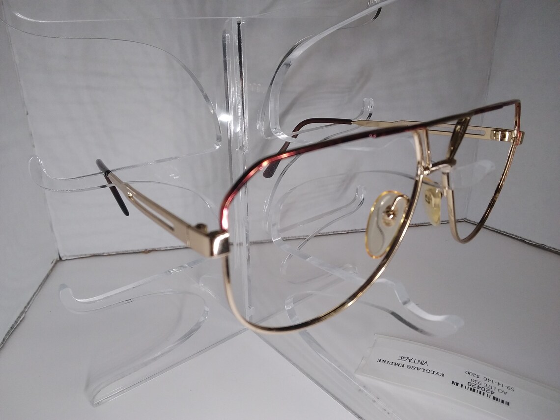 AMERICAN OPTICAL Vintage Eyeglass Frames AO Lite 59-14-140 Gold - Etsy