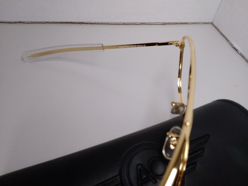American Optical Original Pilot Eyeglass Frames 55-20-140 Gold - Etsy