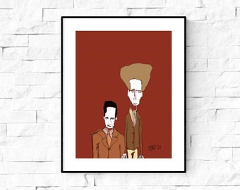 Simon and Garfunkel Poster | Etsy