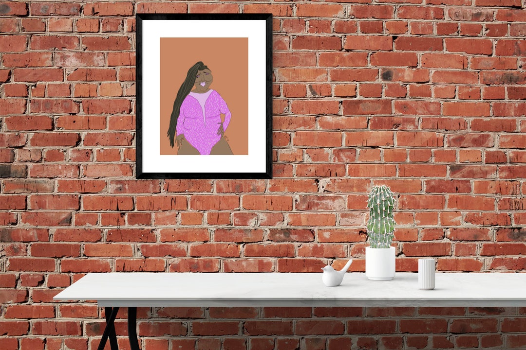 Lizzo Hand Drawn Digital Illustration - Etsy