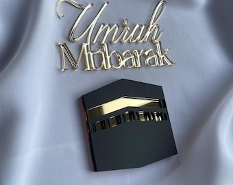 Umrah/hajj Mubarak Cake Topper Set - Etsy