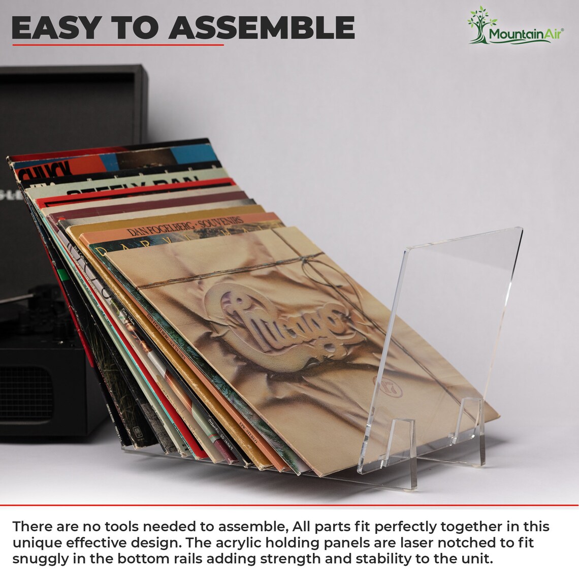 100% Acrylic Vinyl Storage Rack Transparent Vinyl Stand - Etsy