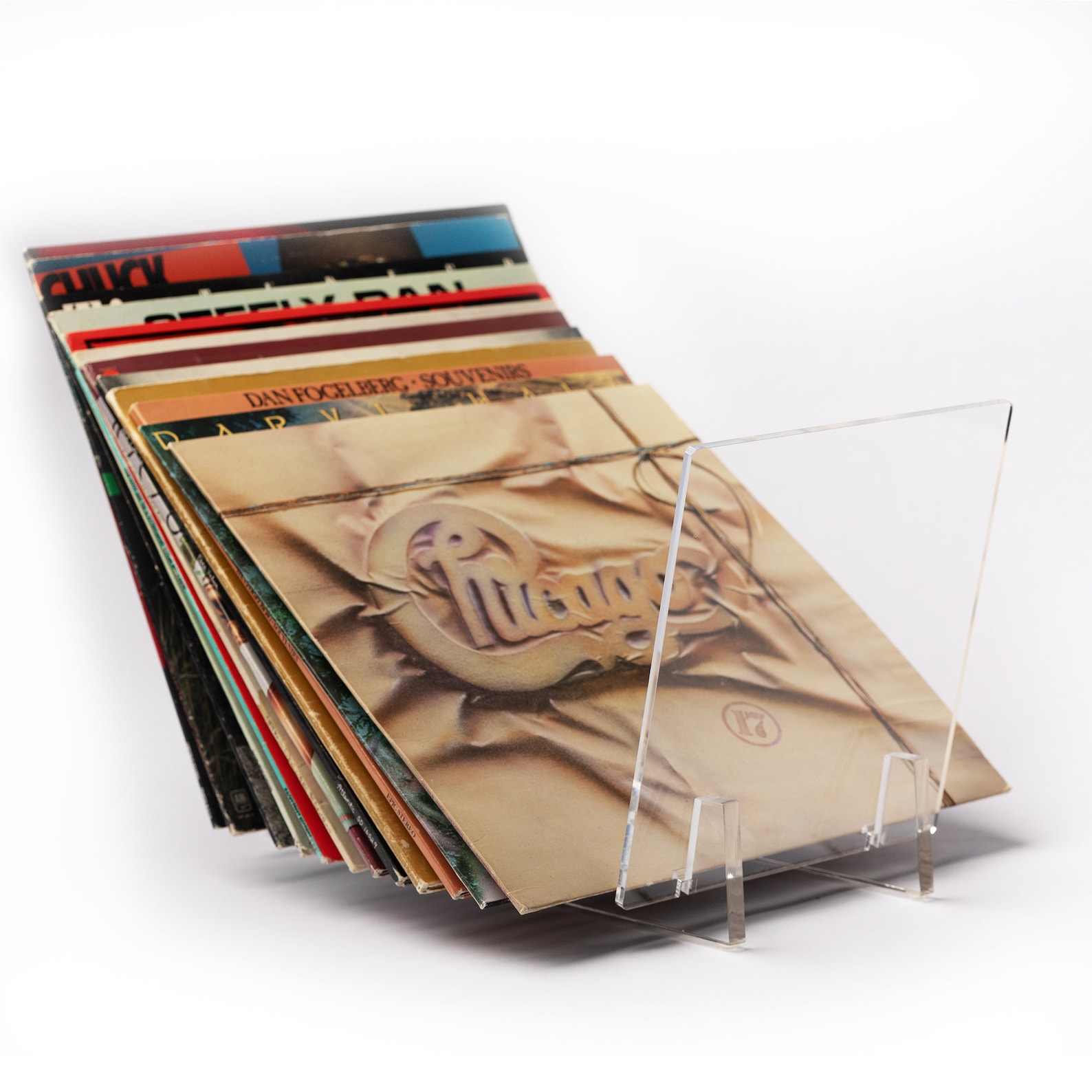 100% Acrylic Vinyl Storage Rack - Transparent Vinyl Stand - Modern ...