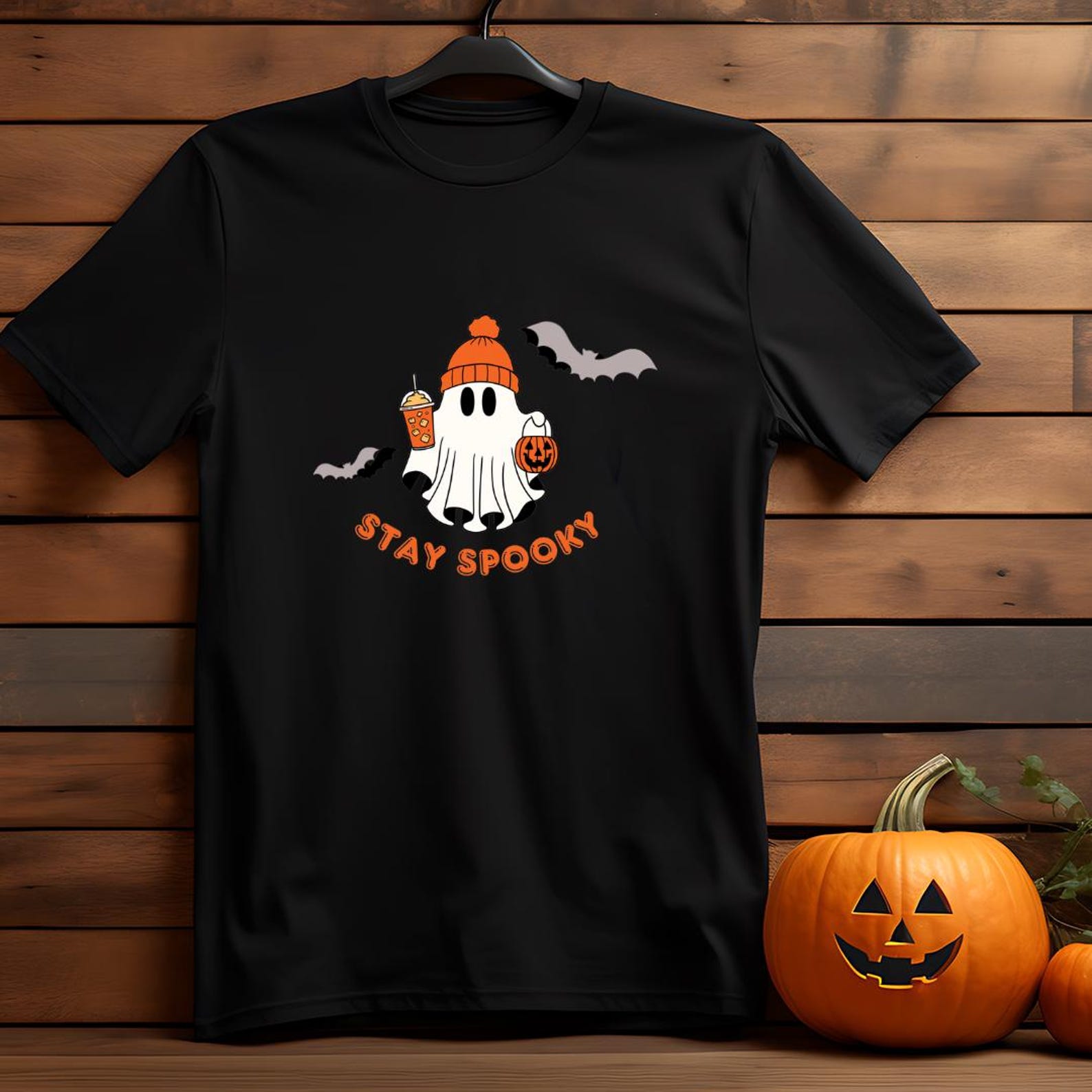 Freshly Booed PNG | Cute Halloween Ghost PNG | Stay Spooky PNG | Fall ...