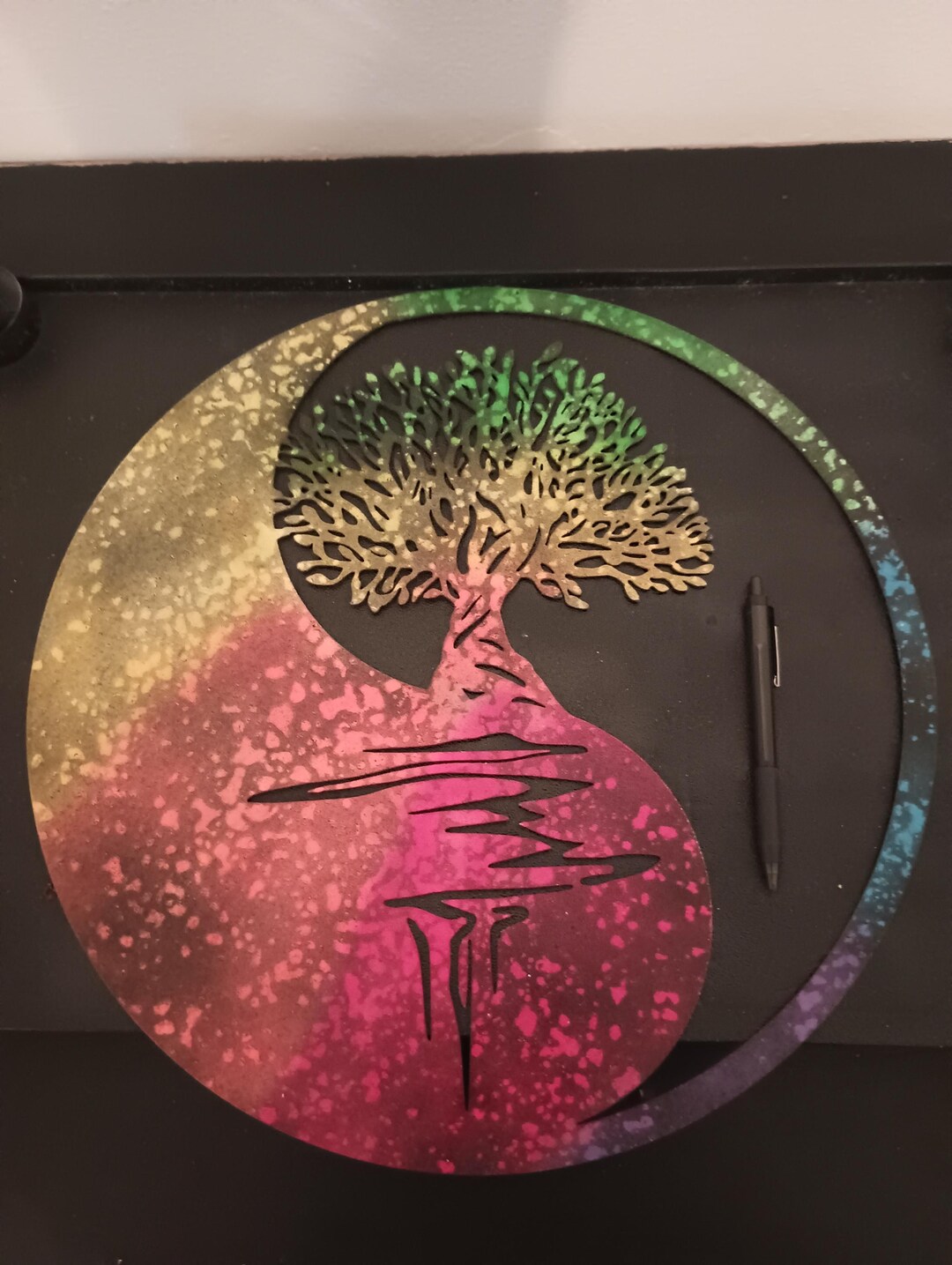 Large Ying Yang Tree of Life - Etsy