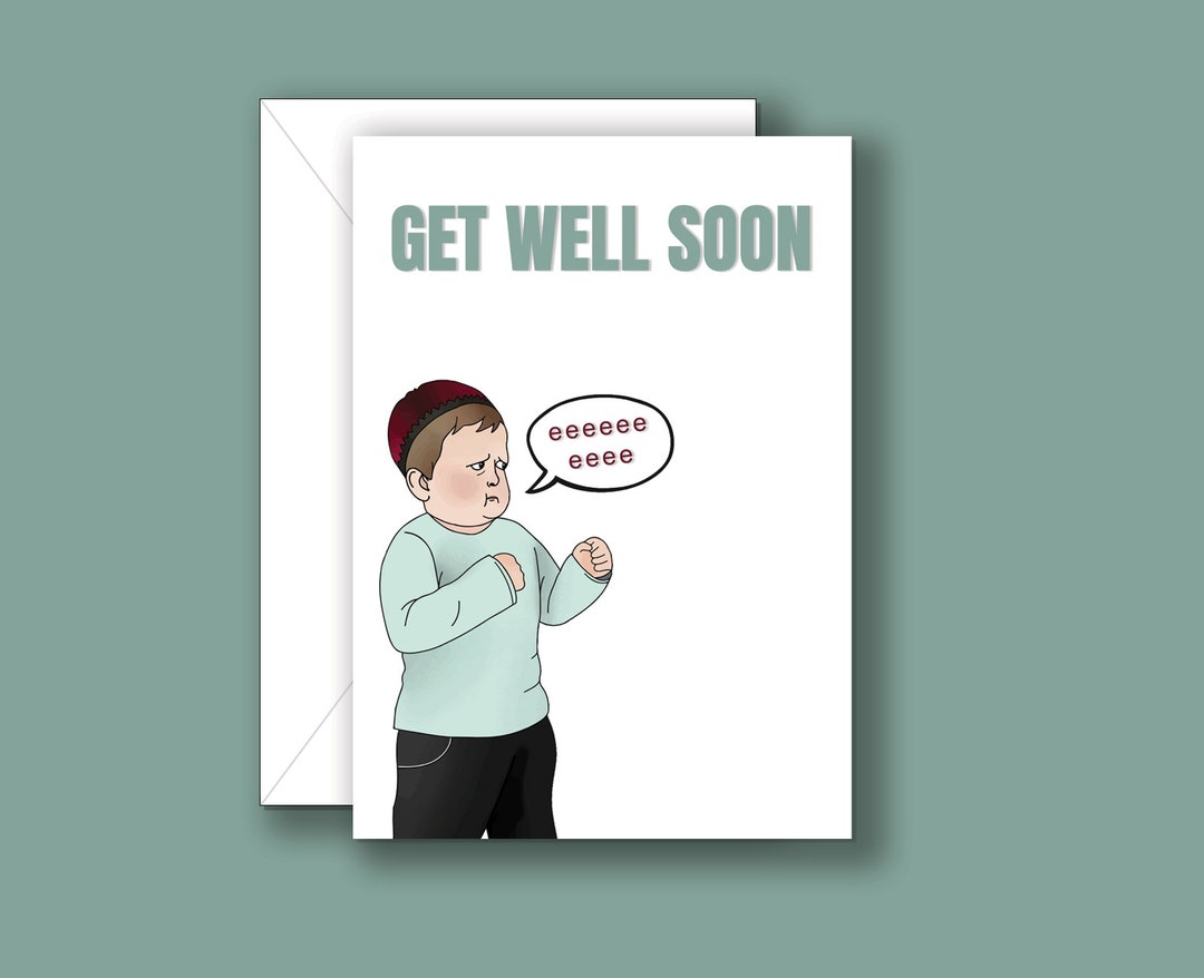 Hasbulla Magomedov Get Well Soon Card Hasbullah Card Hasbulla Get Well ...