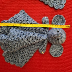 Kittens and Crochet Elephant Baby Security Blanket Pattern - Etsy