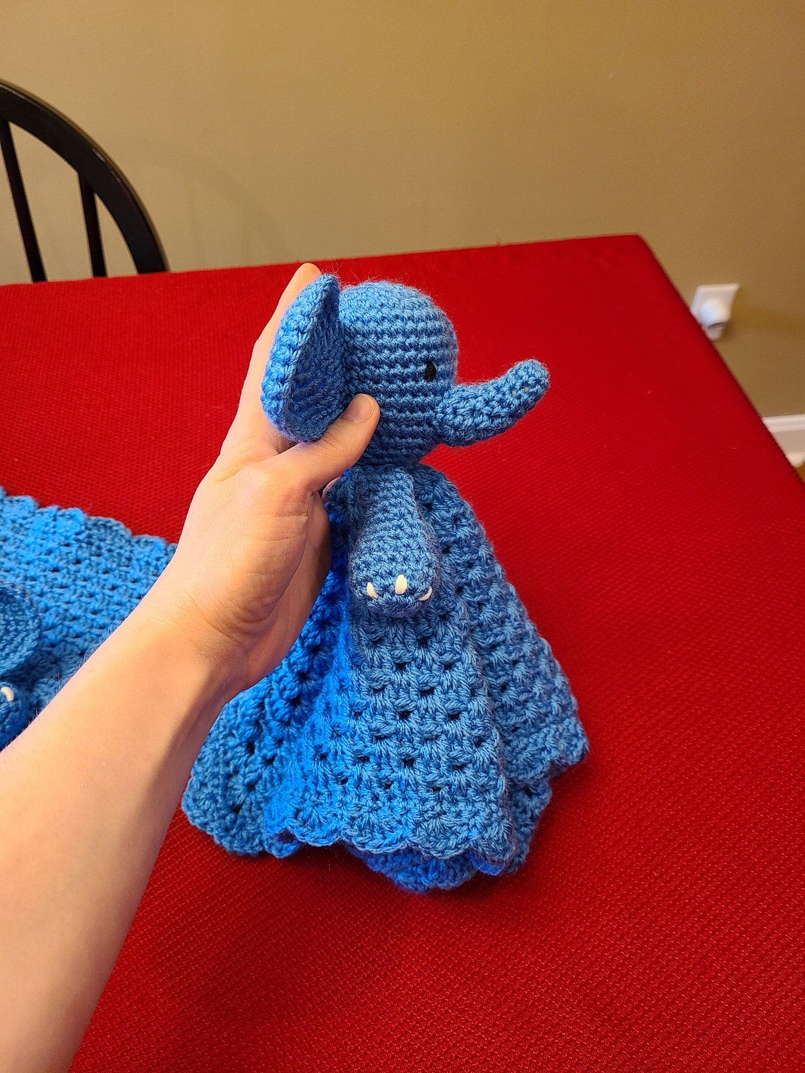 Kittens and Crochet Elephant Baby Security Blanket Pattern | Etsy