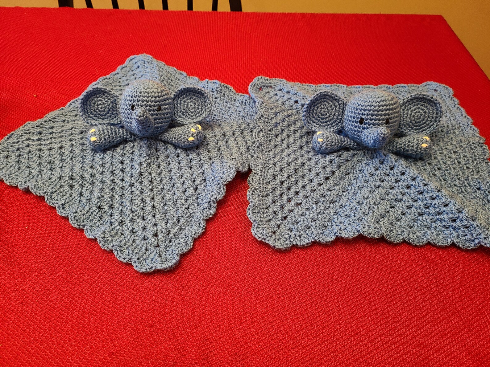 Kittens and Crochet Elephant Baby Security Blanket Pattern | Etsy