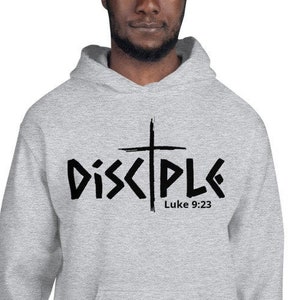 Christian Hoodie, Disciple Hoodie, Scripture Hoodie, Bible Shirt ...