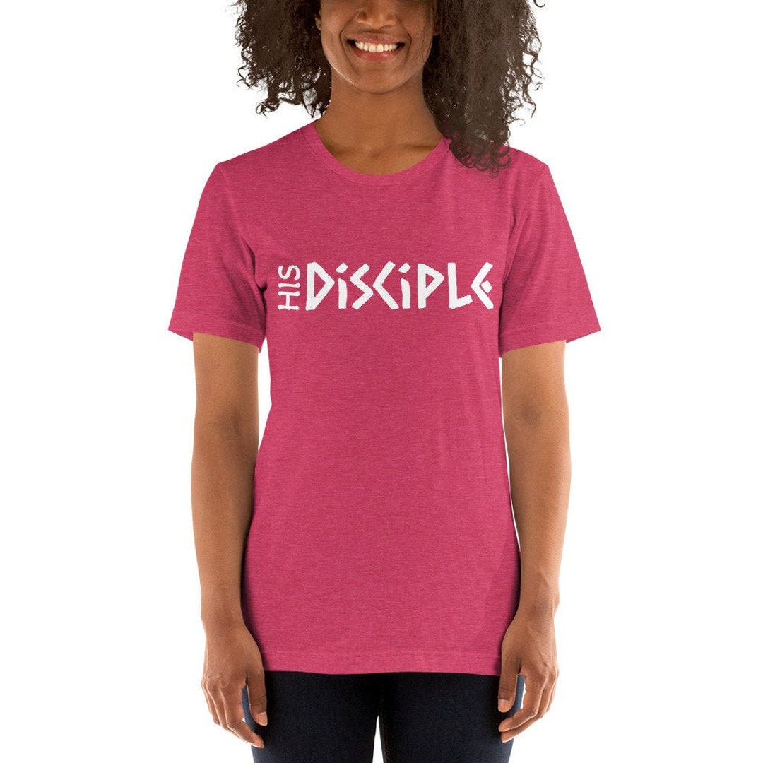His Disciple T-shirt Christian Graphic Tee Short-sleeve - Etsy