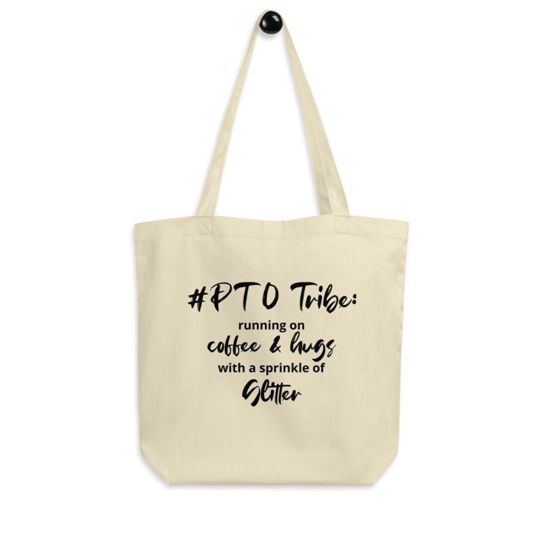 PTO Tote, Reuseable Canvas Tote, Back to School, PTO Gift, Thank You ...