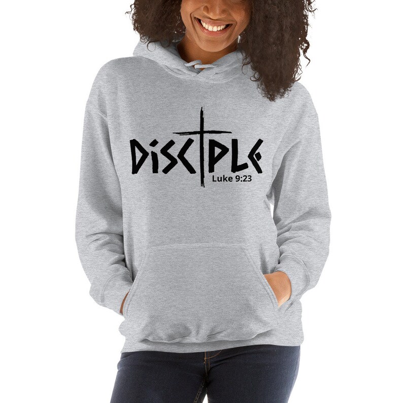 Christian Hoodie, Disciple Hoodie, Scripture Hoodie, Bible Shirt ...