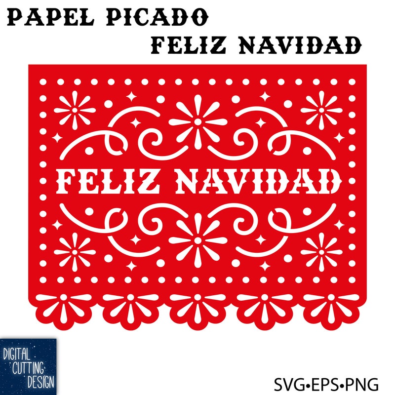 Navidad Banner Template - Etsy