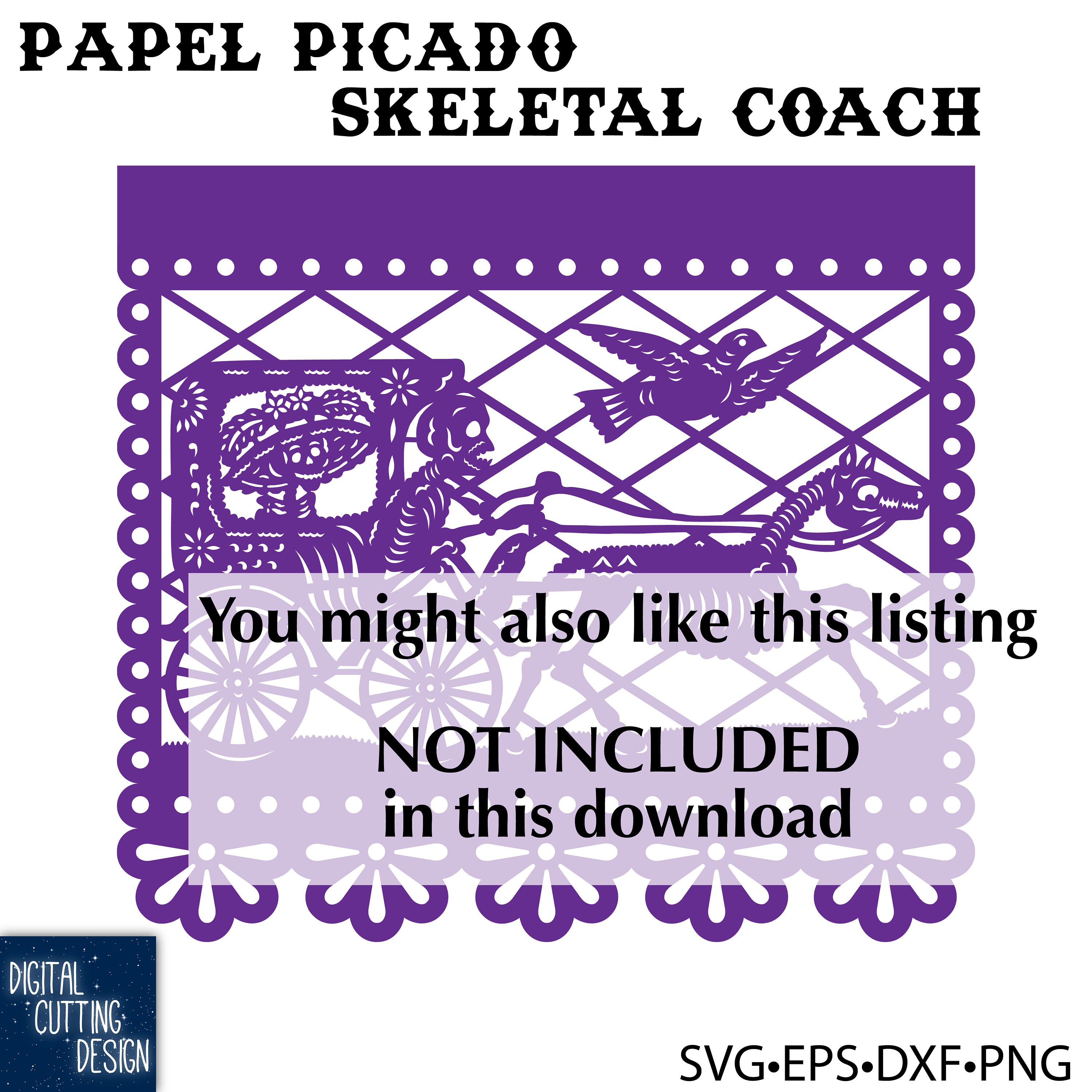 Papel Picado - Día de los Muertos - Día de Muertos - Calavera Catrina ...