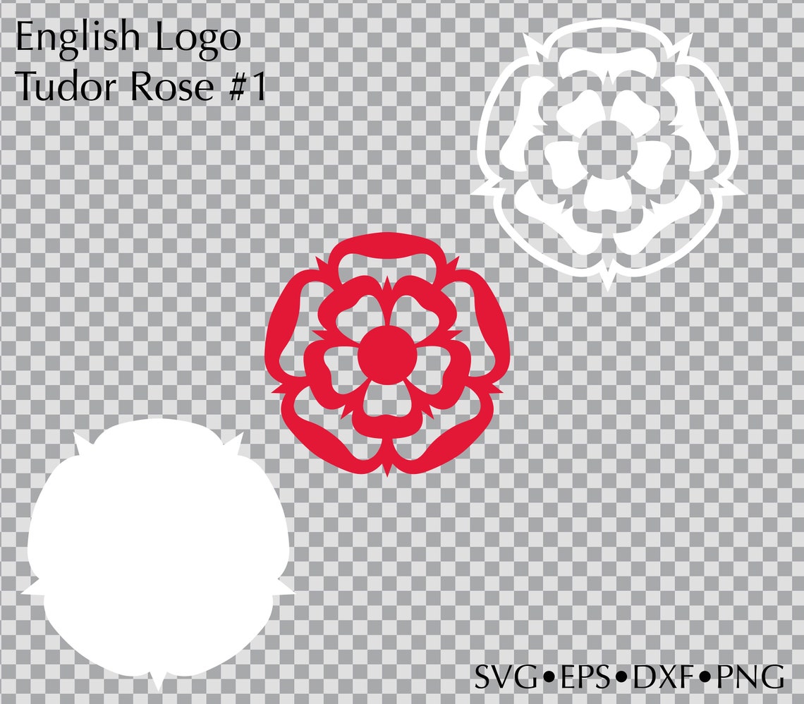 Tudor Rose England National Symbol Vector Resizable - Etsy