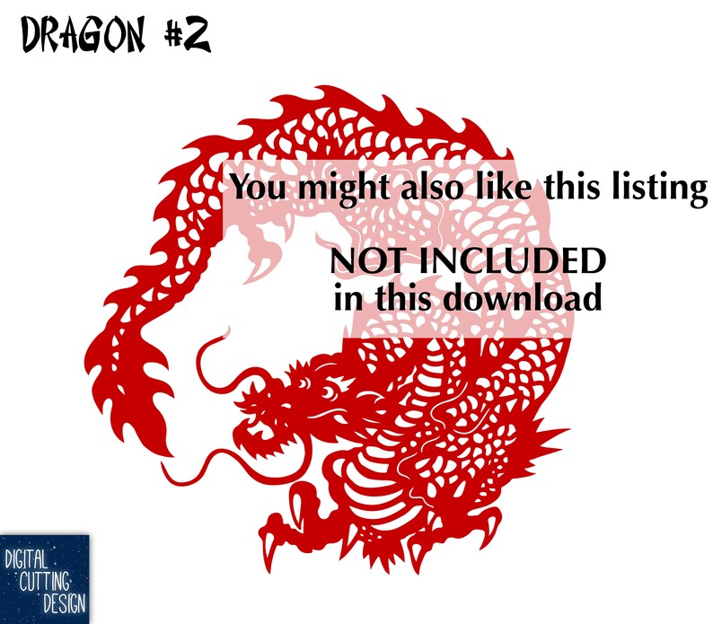 Classical Chinese Paper Cut Dragon 1 Traditional Chinese - Etsy