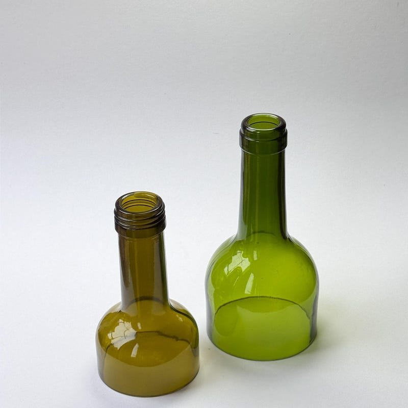 Glass Bottle Light Sconce - Etsy UK