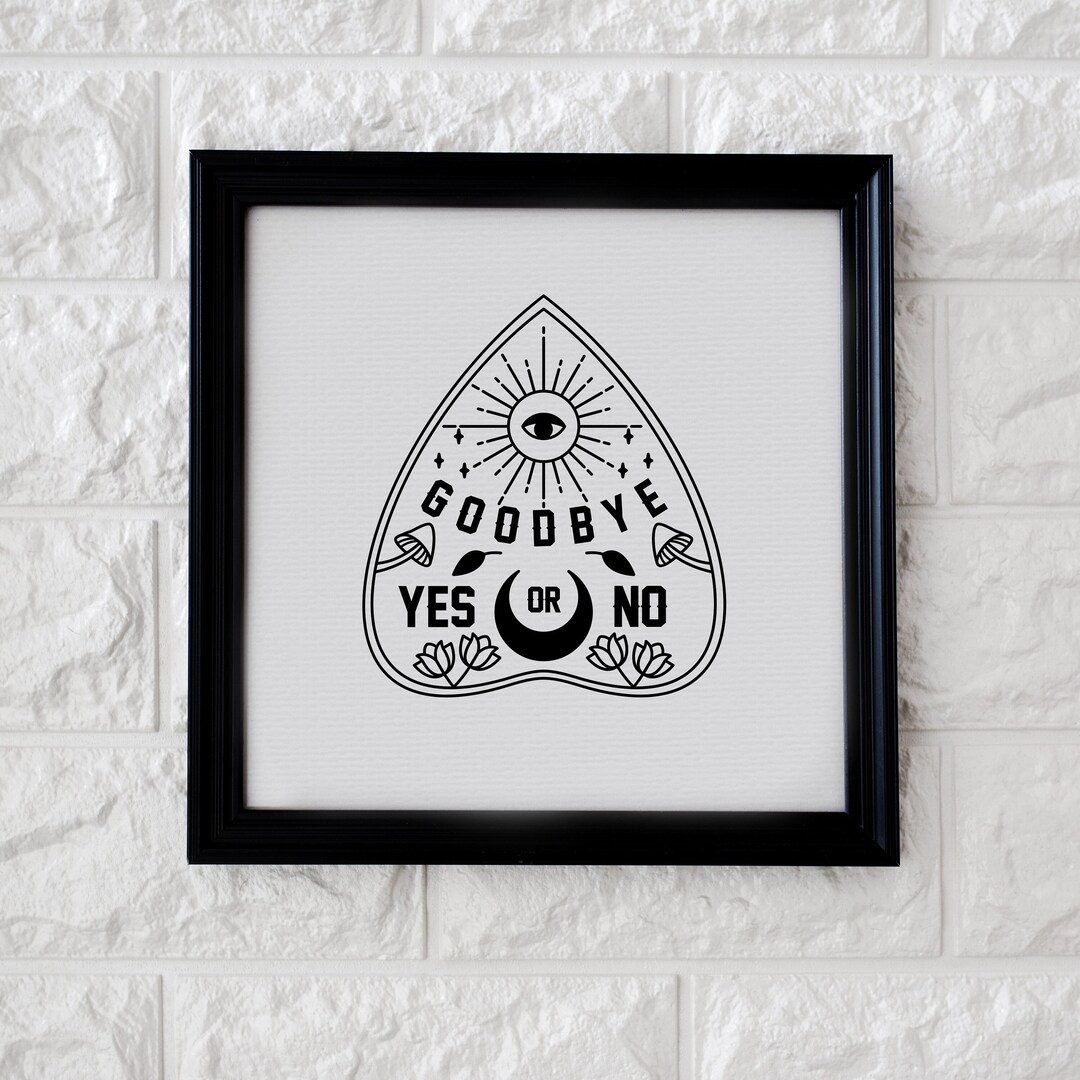 Ouija Planchette | Art Print - Etsy