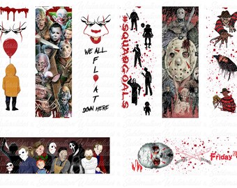 Horror Pen Wrap Svg | Etsy