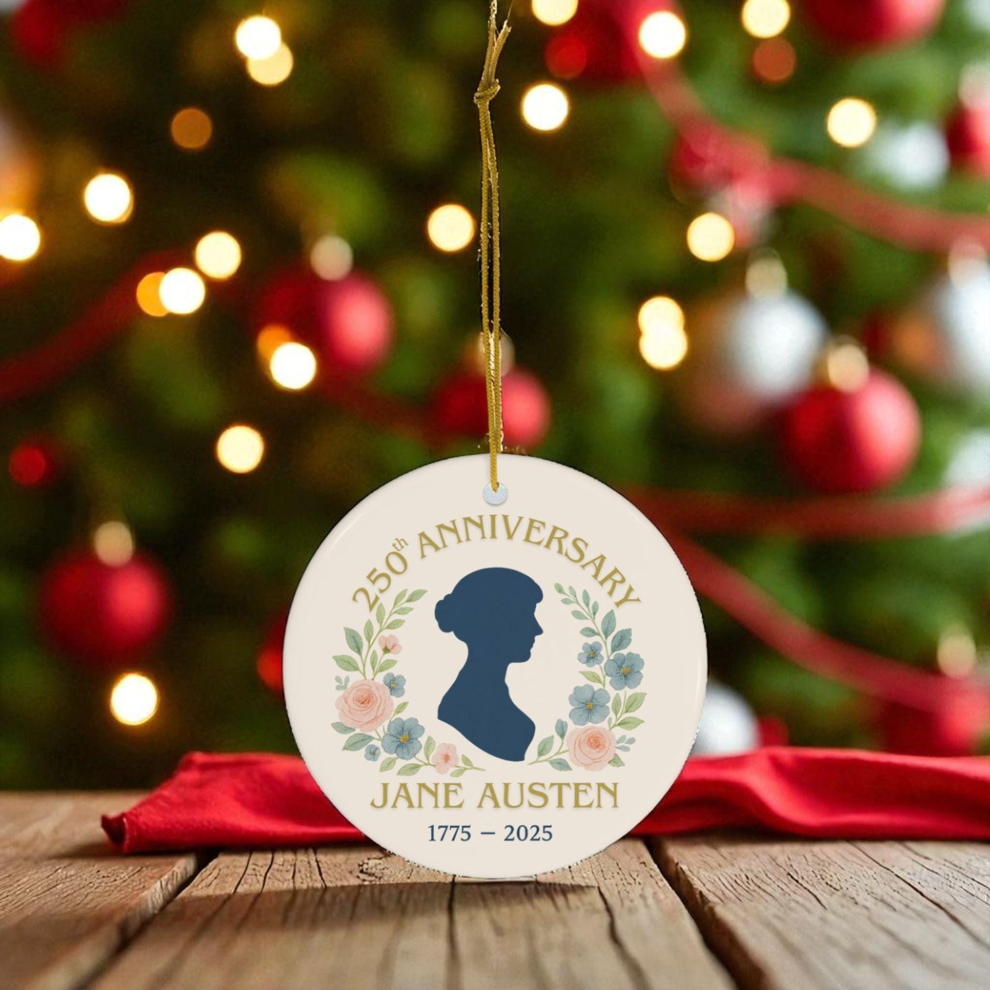 Jane Austen Ornament & Sticker Bundle 250th Anniversary Gift Set Book ...