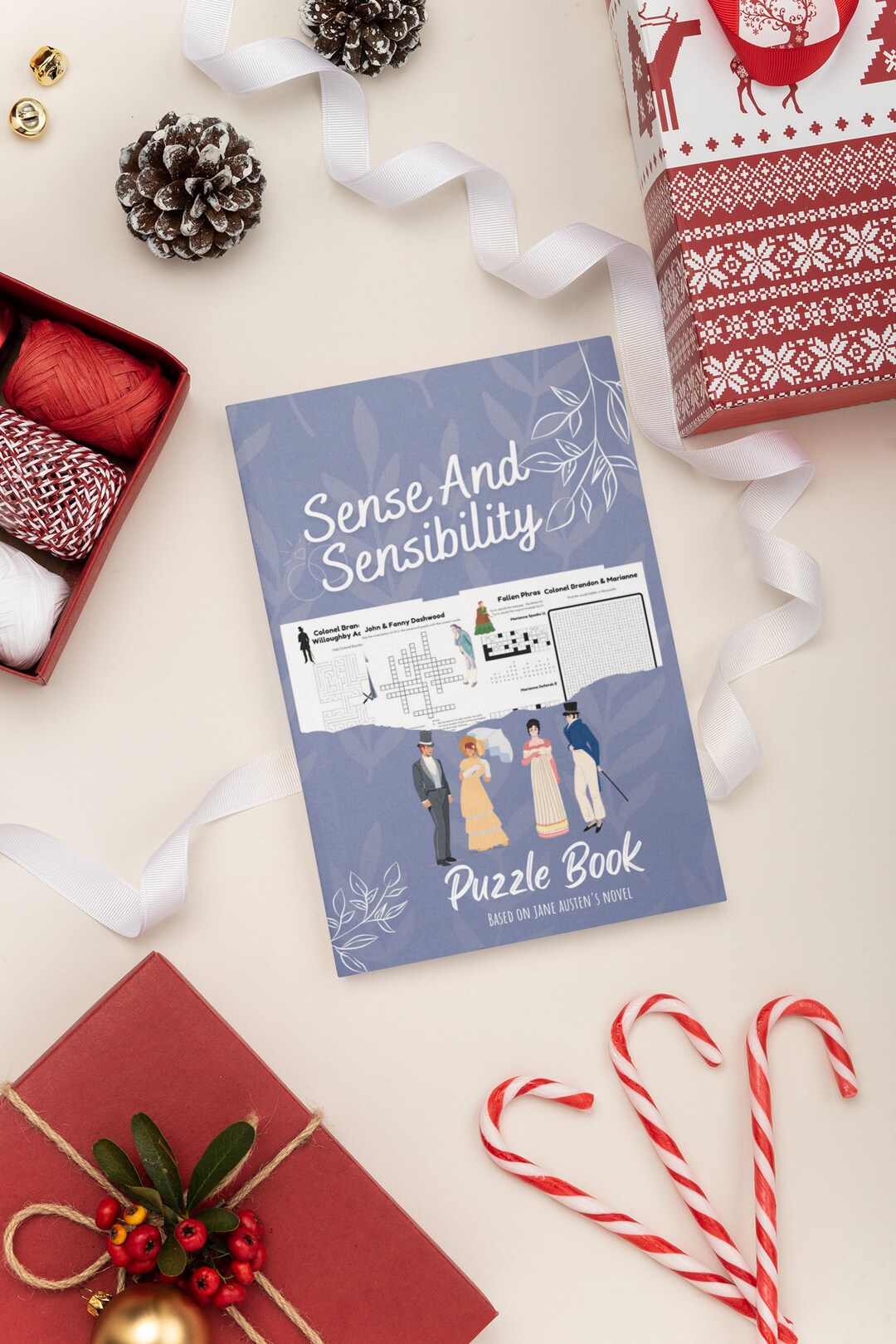 Jane Austen Sense and Sensibility Puzzle Book: Word Search, Crossword ...