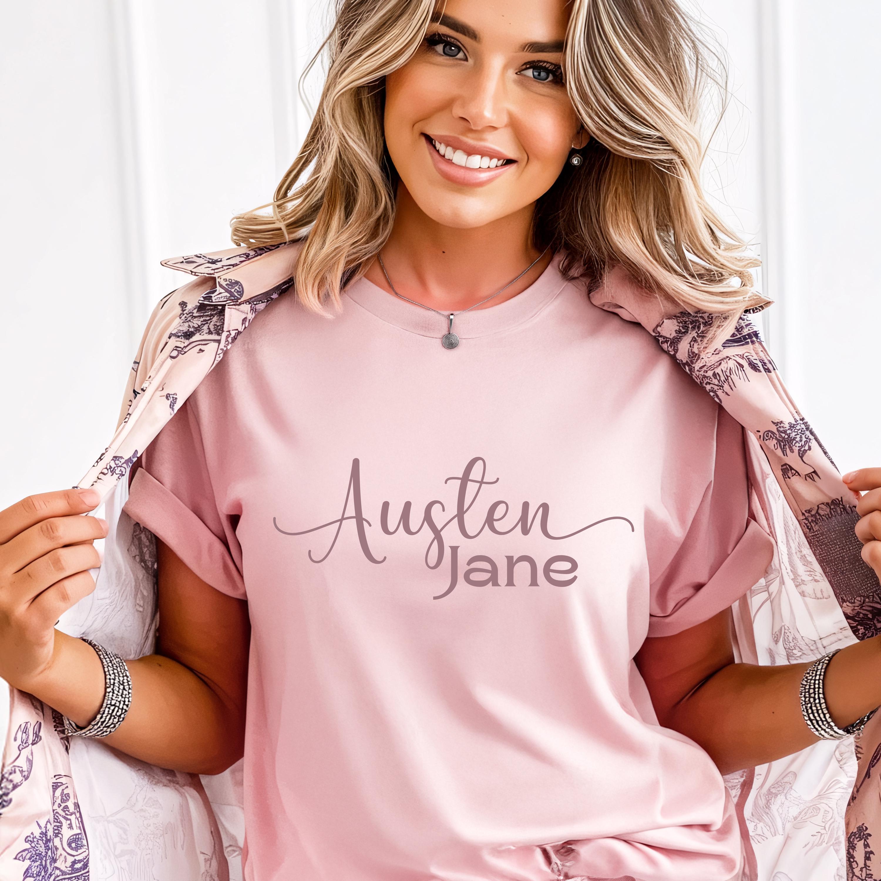 Jane Austen Shirt for Book Lover of Classic Literature Gift Tee Author ...