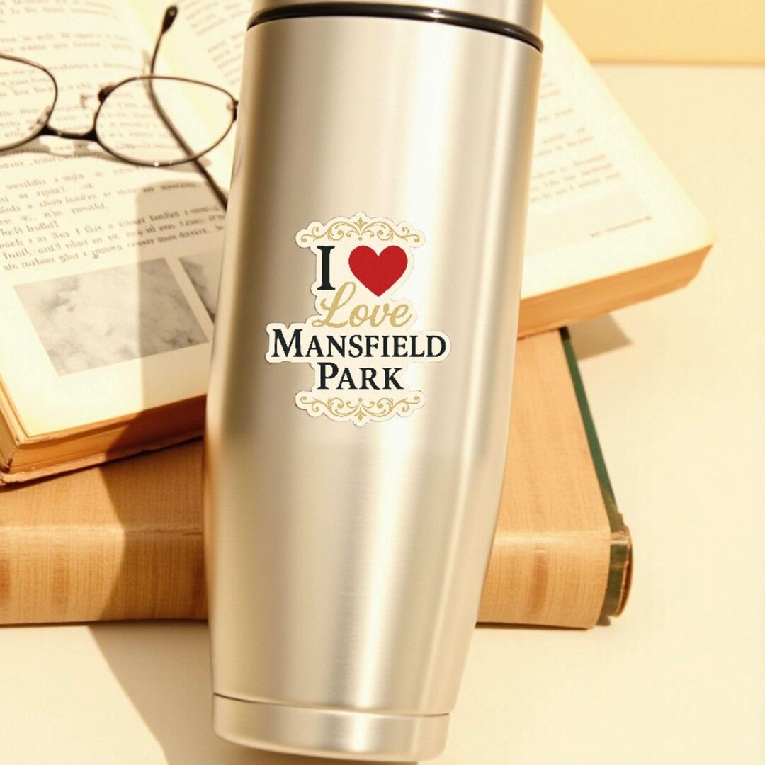 Jane Austen Sticker Mansfield Park Sticker for Tumbler Bookish Literary ...
