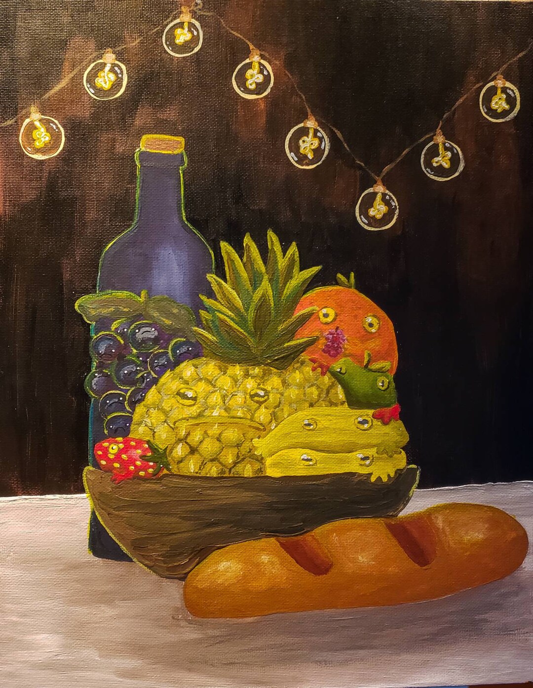 Frog Fruit Bowl Still Life - Etsy