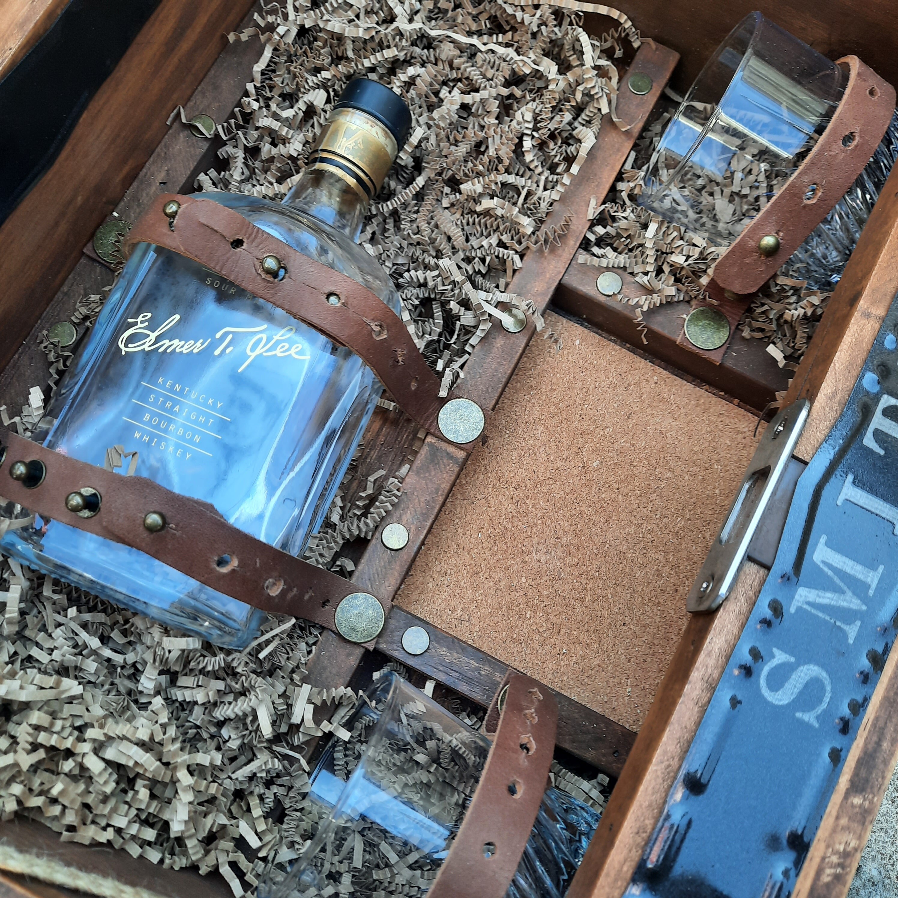 Lock Box Bourbon/whiskey Gift Box With Keypad Lock - Etsy