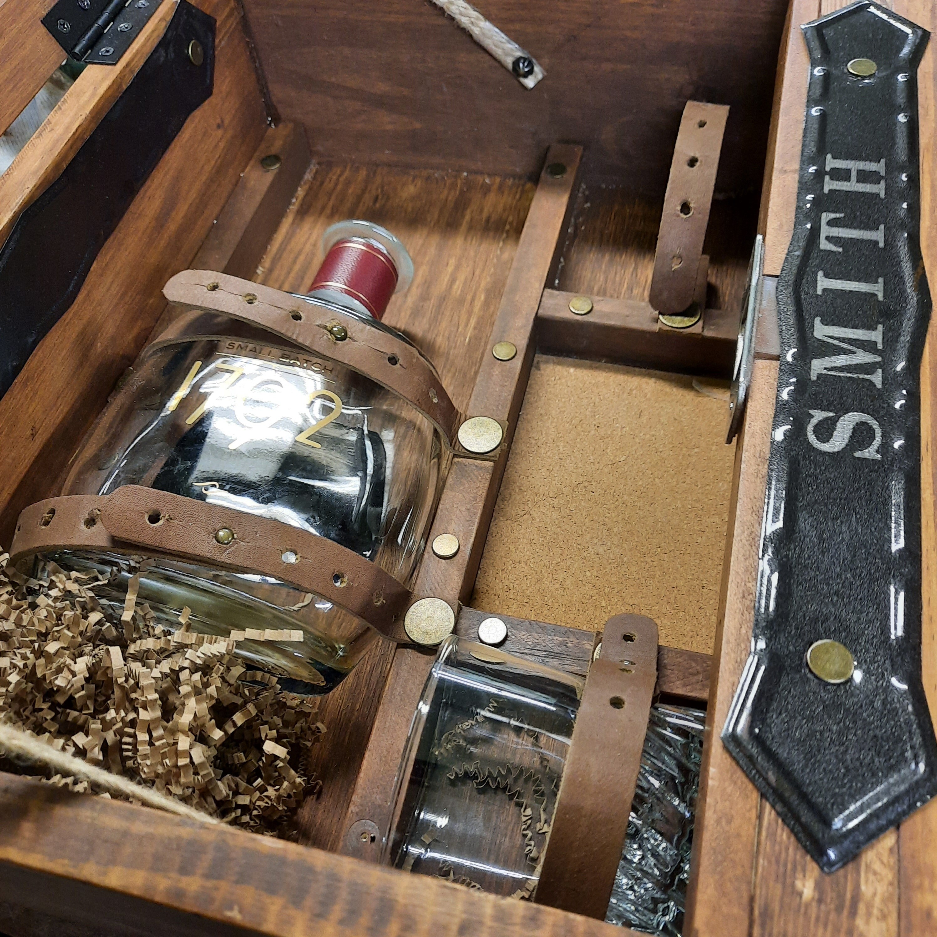 Lock Box Bourbon/whiskey Gift Box With Keypad Lock - Etsy