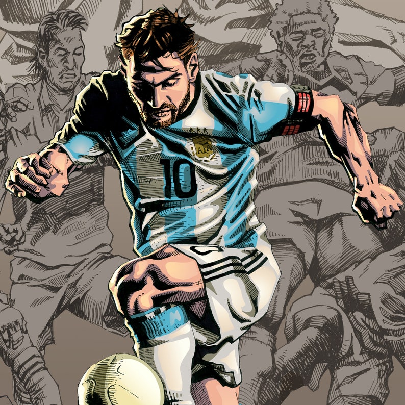 Lionel Messi Vs Everyone Poster | Sports Football Soccer Bedroom Wall ...