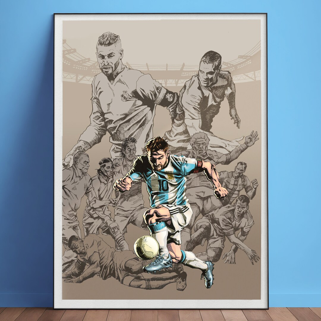 Lionel Messi Vs Everyone Poster | Sports Football Soccer Bedroom Wall ...