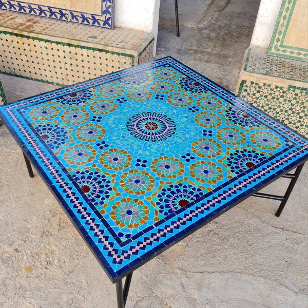 Mosaic Table - Etsy