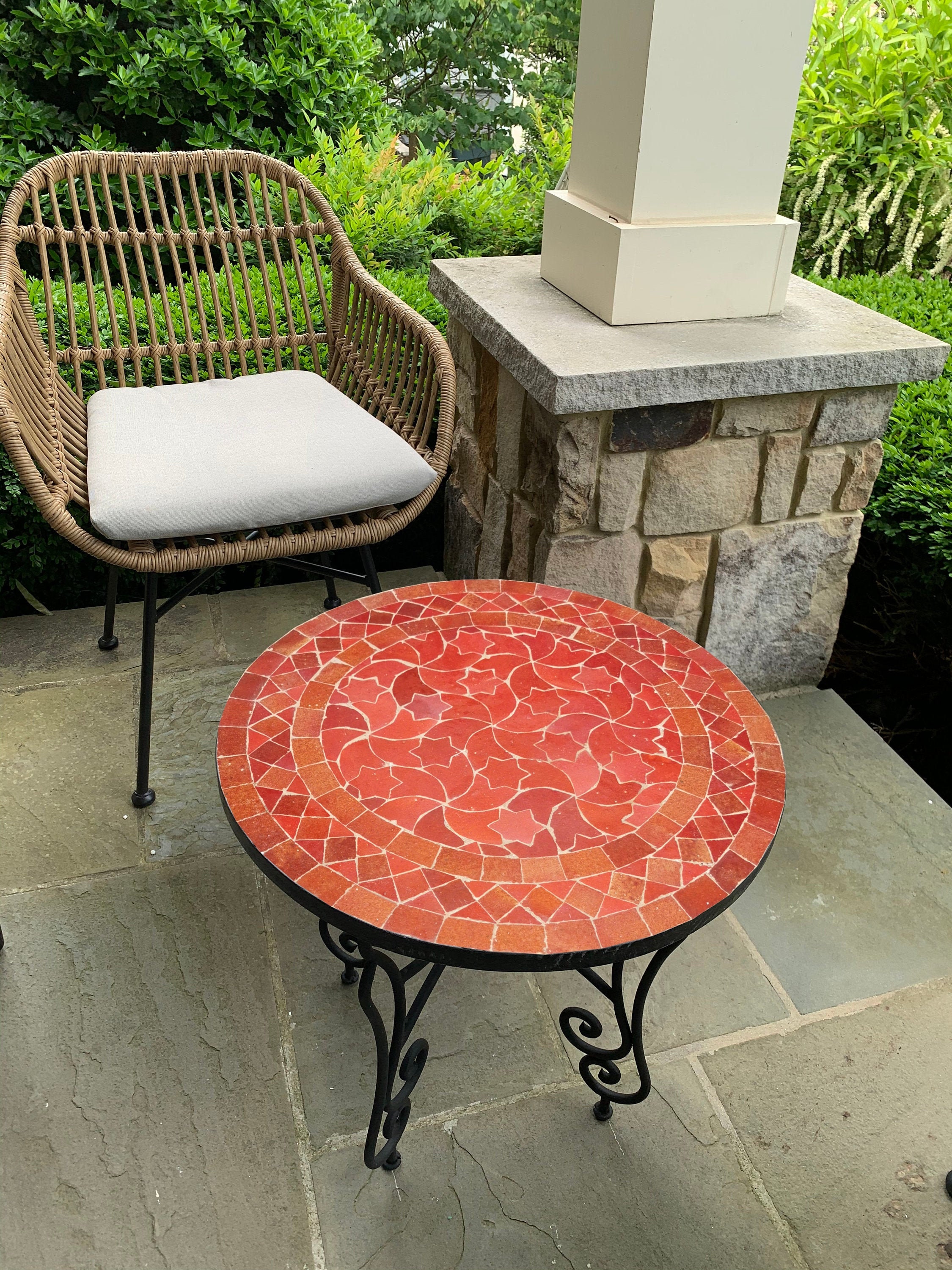 CUSTOMIZABLE Mosaic Table Crafts Mosaic Table Mosaic Table - Etsy