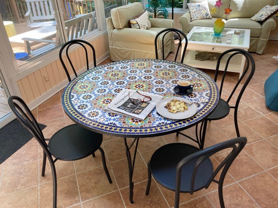 Mosaic Dining Room Table